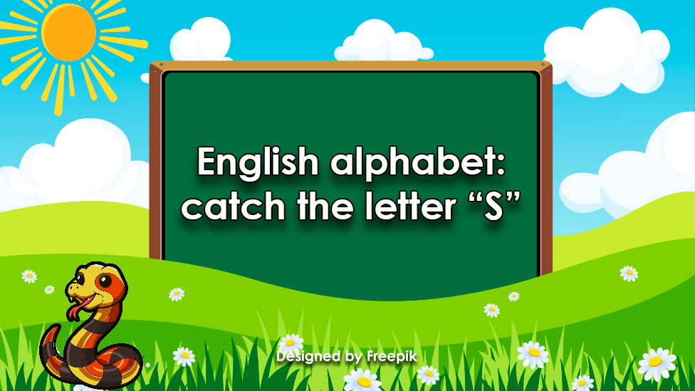 English Alphabet: Find the letter “S” - Market
