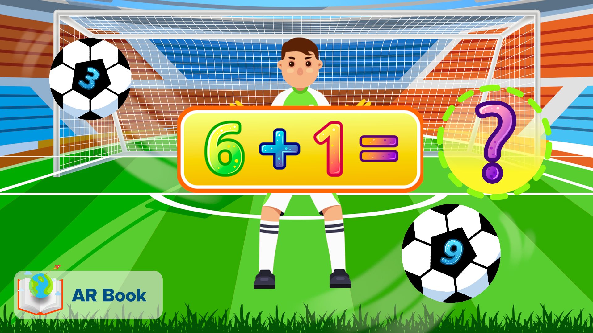 Football Math: Tabular Addition and Subtraction of the Number 1 | Math ...